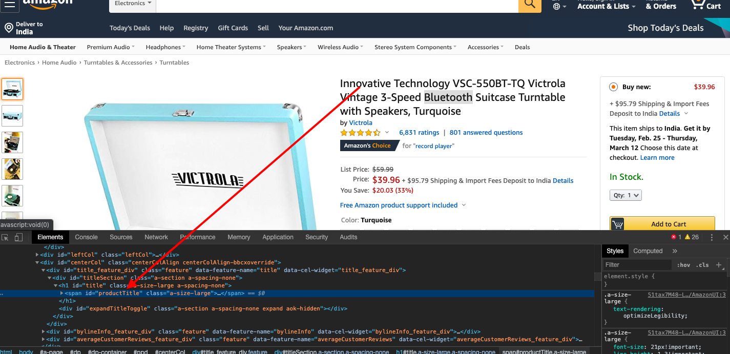 How To Scrape Amazon Product Data and Pricing using Python | Proxies API
