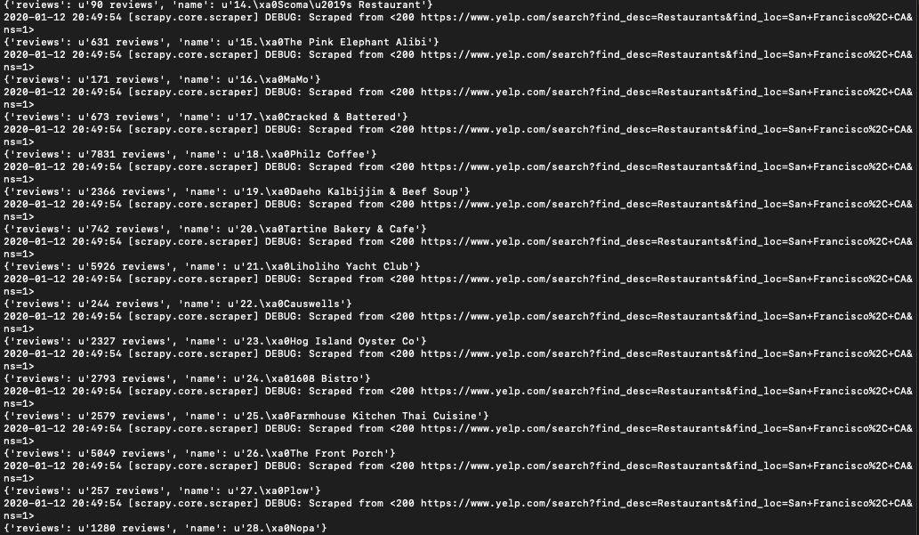 How to Scrape Yelp Using Python Scrapy | Proxies API