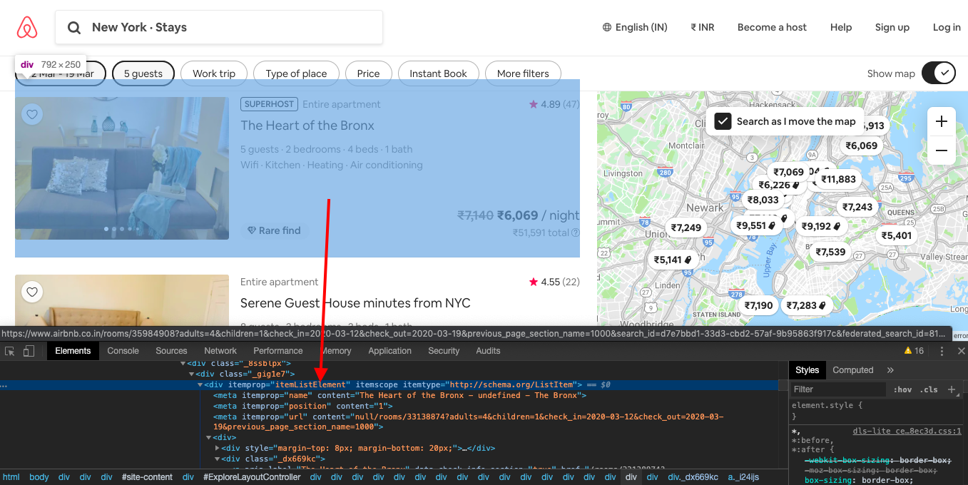 Scraping Listings from AirBnB with Python and BeautifulSoup | Proxies API