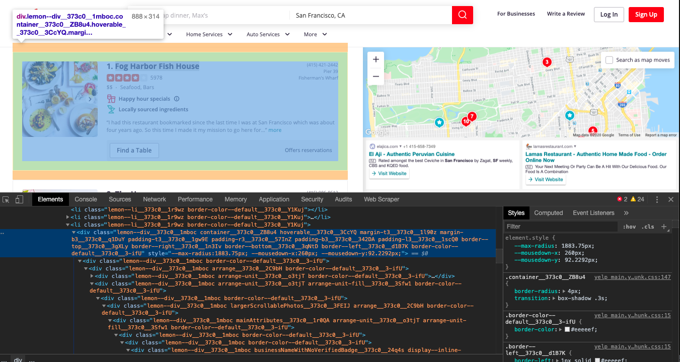 Scraping Yelp data with Python and Beautiful Soup | Proxies API
